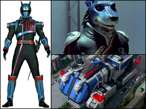 Os Rangers E Os Zords De Power Rangers Spd”