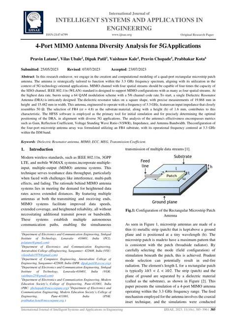 pdf international journal of intelligent systems and applications in