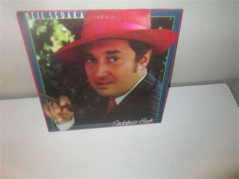 Neil Sedaka Sedakas Back Rare Lp Vinyl Gatefold Art Rocket Records