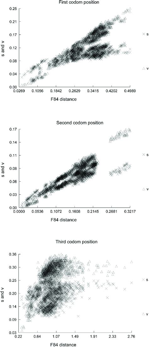 Substitution Saturation Analysis In The First Second And Third Codon
