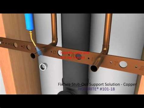 Fixture Stub Out Support Solution Copper Youtube