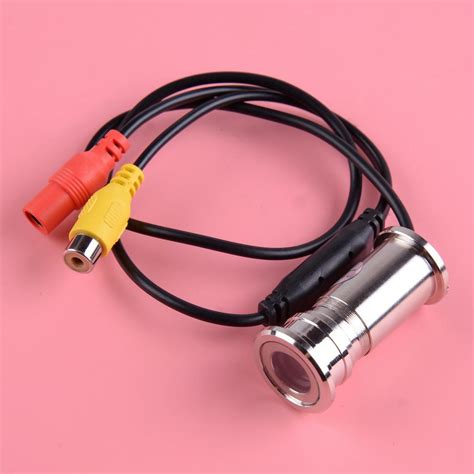 Adjustable Wide Angle Wired Door Eye Camera Peephole Spy Hole