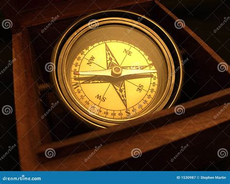 Compass On Map And Rescue Whistle Royalty Free Stock Image