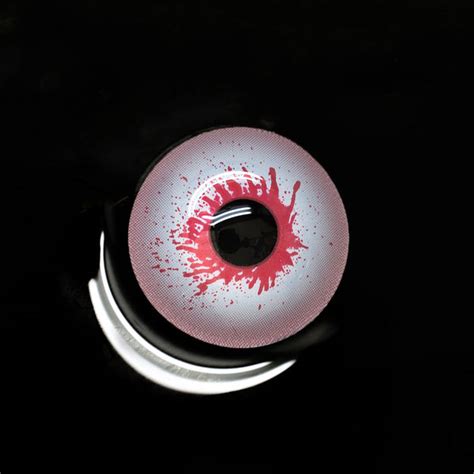Princess Pinky Bleeding Pupil Sclera Contact Lenses For Cosplay