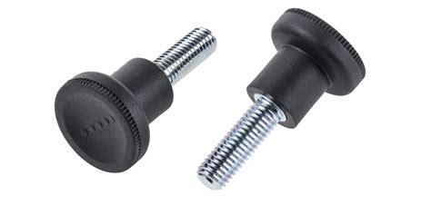 Rs Pro Black Knurled Clamping Knob M10 Rs Components Indonesia