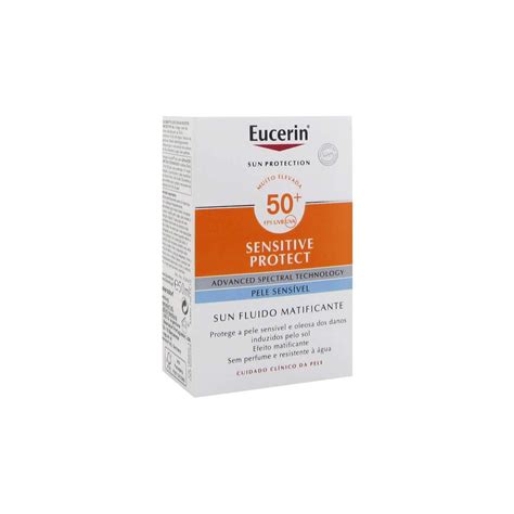 Eucerin Sun Fluid Mattifying Spf 50 Lightweight Sunscreen For Oily