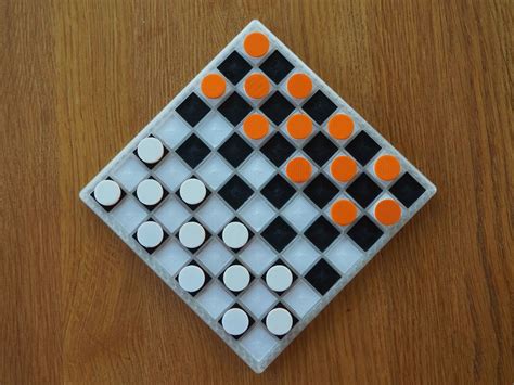 Checkers Chess Board Por Fuzzyraptor Descargar Modelo Stl Gratuito
