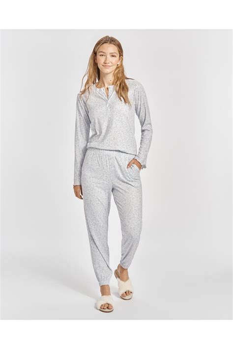 Buy Splendid Juno Fuzzy Rib Henley Pj Set At 29 Off Editorialist