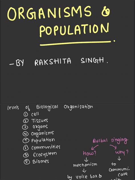 Organisms And Population Pdf Logistic Function Desert