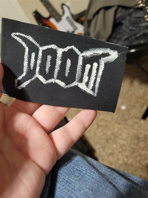 Does This Doom Patch Look Good Or Is It A Bit Too Messy Its My First Time Using Acrylic For A