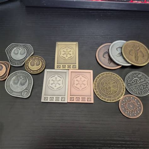 Two Player Starter Sabacc Set 32 Credits Star Wars Sabacc Chips Star Wars Inspired Sabacc