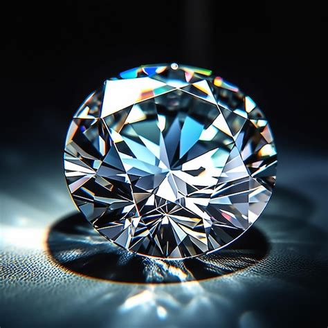 Premium Ai Image Macro Photography High Carat Diamond Macro Generative Ai