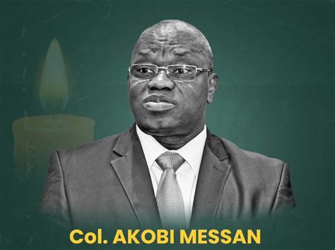 Mort De Messan Akobi Tristesse De Calixte Madjoulba Togo Breaking News
