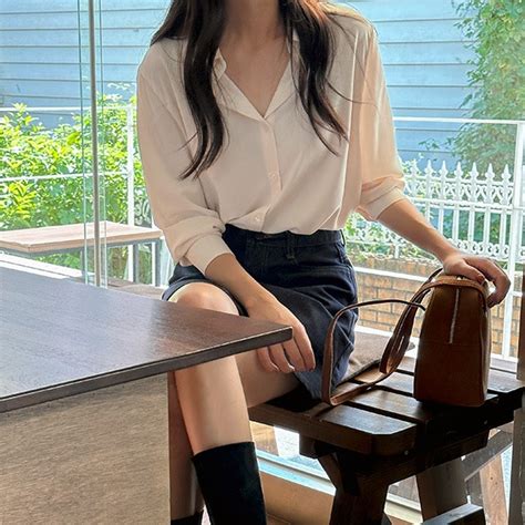 리얼코코 라스트찬스60자체제작당일출발 나잇 루즈핏 찰랑 셔츠 5 Color 봄베이직하객룩긴팔