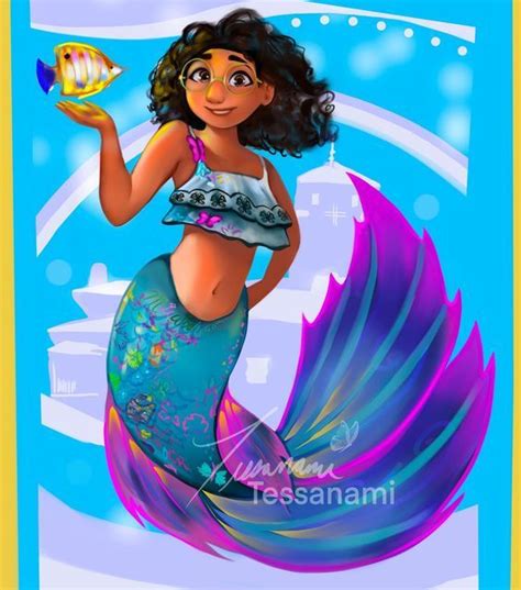 Tessanami On Instagram Mirabel As A Mermaid From Encanto