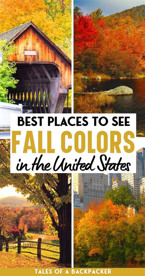 The Best Places To See Fall Foliage In The Usa Artofit