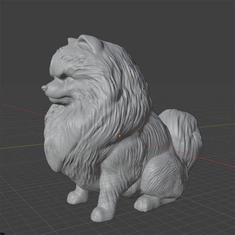 🐕 Pomeranian Spitz 3d Print・ Stl File For 3d Printing・cults
