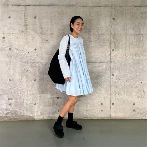 金子綾さんのインスタグラム写真 金子綾instagram「todays Ootd Akcloset 雨の日コーデ」6月9日 17時00分 Ayaaa0707