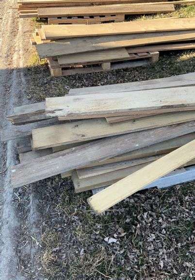 Assorted Rough Sawed Lumber Hamilton Maring Auction Group