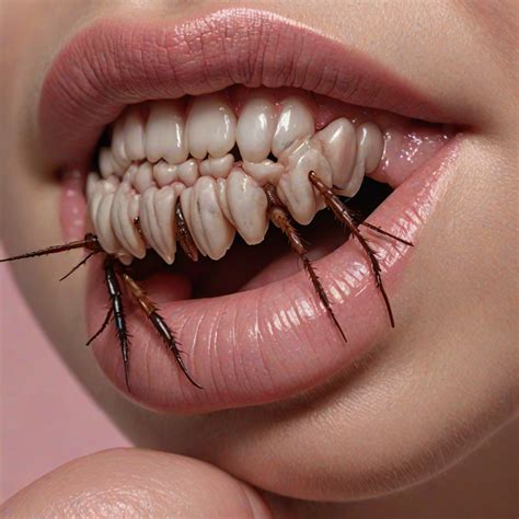 Unusual Beauty A Bold Concept Of Teeth And Insect Fusion In Art