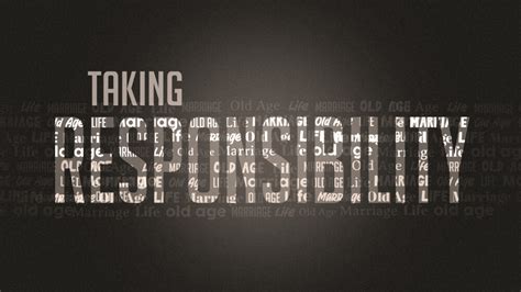 Taking Responsibility In Marriage Sermons Seabreeze Church