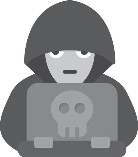 Hacker Flat Greyscale 9918747 Vector Art At Vecteezy