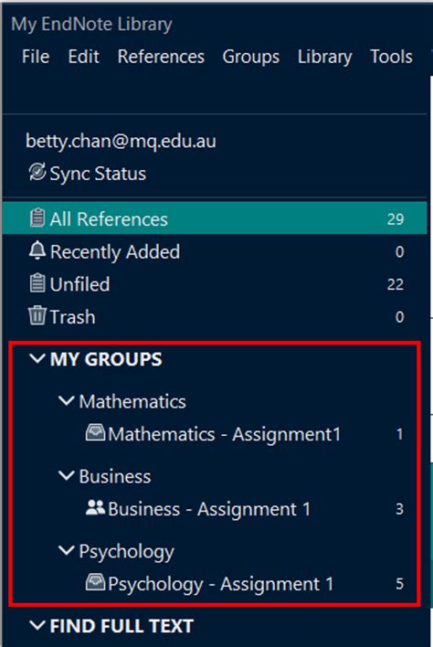 EndNote Library Basics EndNote For Windows Subject And Research Guides At Macquarie