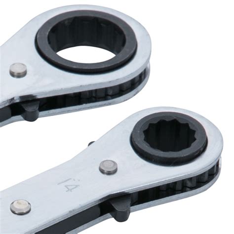 Blue Spot Tools 5pc Metric Double Ended Ratchet Ring Spanner Set 04100