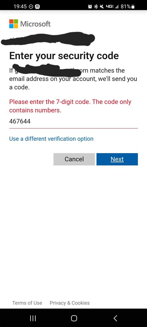 Cant Access Account Without Magic 7 Digit Verification Code Only Getting 6 Digit Codes
