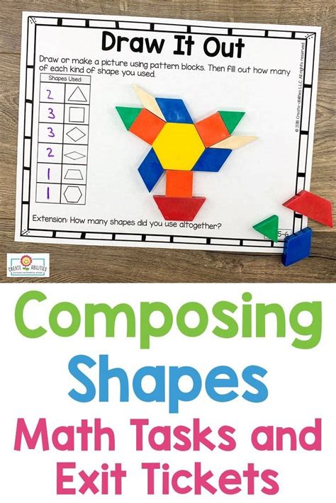 Compose Simple Shapes To Form Larger Shapes Worksheet