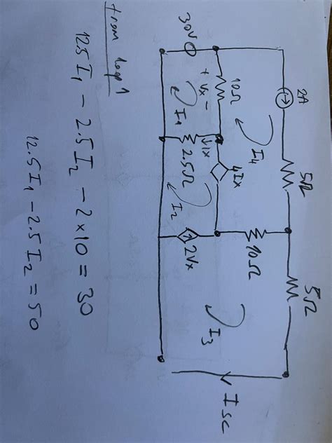 please solve for isc do not use supernode supermesh