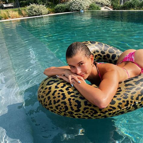 Hailey Bieber Fantastic Ass In Thong Bikini Hot Celebs Home