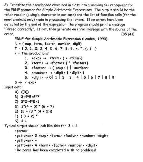 2 Translate The Pseudocode Examined In Class Into A
