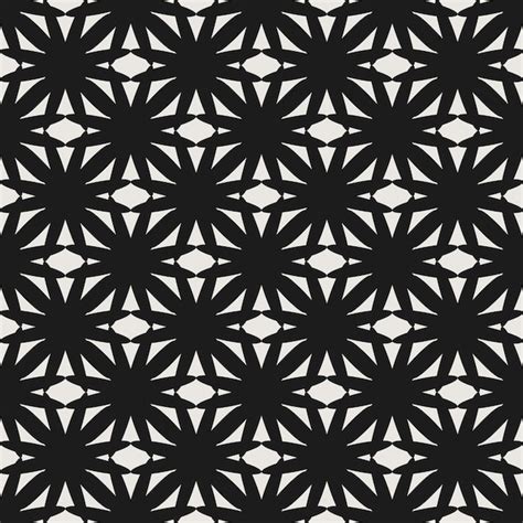 Premium Vector Essential Monochrome Geometric Seamless Vector Pattern