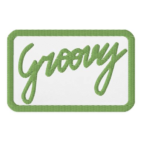 Groovy Embroidered Patch Dream Cuc