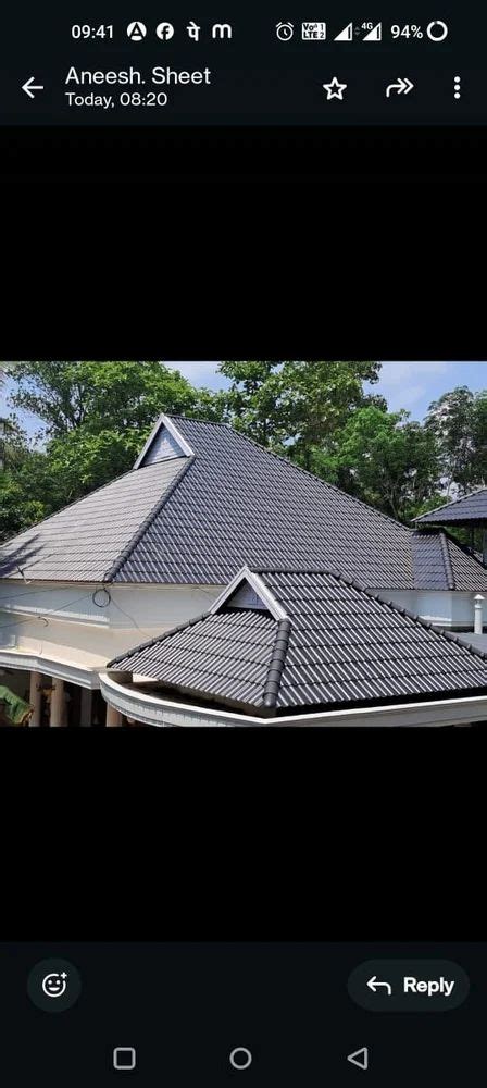 Profile Color Coated Bitumen Roofing Shingle At ₹ 90sq Ft In Aluva
