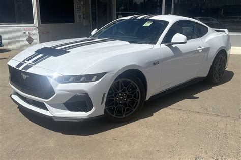 2025 Ford Mustang Gt In Oxford White New Coupe Stock M5cd