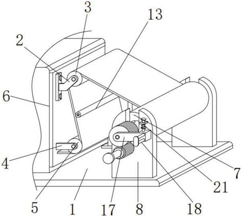 一种带有涨紧结构的薄膜分切机的制作方法