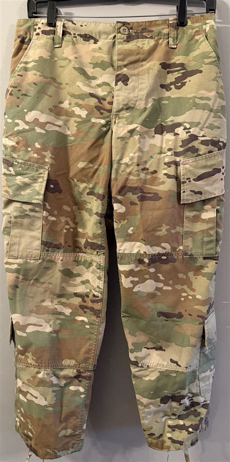 Army Camo Cargo Combat Insect Shield Unisex Pants Med Gem