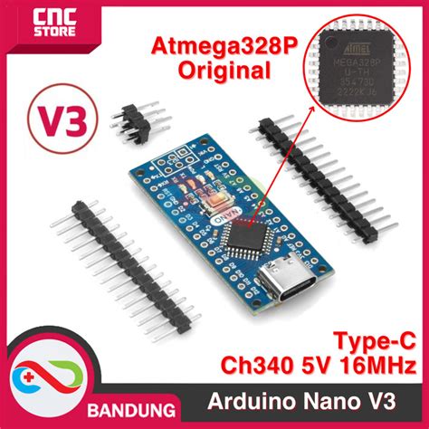 Promo ARDUINO NANO V ATMEGA P CH G V BOARD TYPE C Kota Bandung CNC STORE BANDUNG