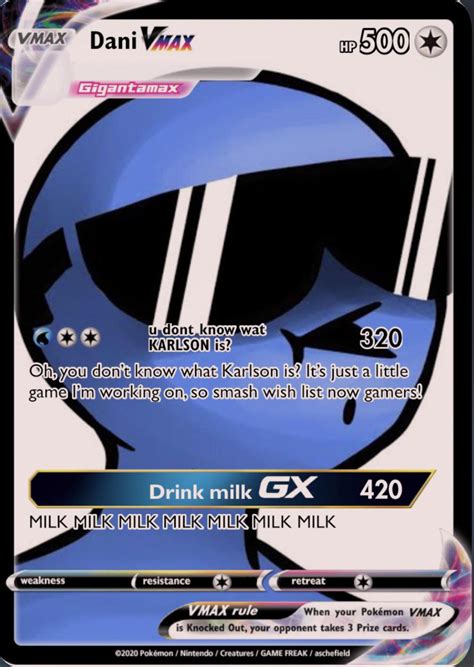 Dani Pokémon Card Hope He Sees It R Danidev