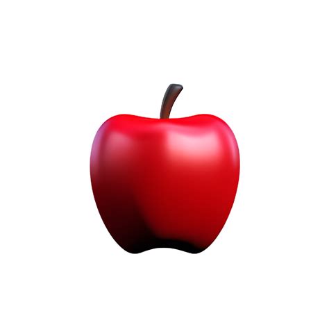 Apple 3d Rendering Icon Illustration 28619793 Png