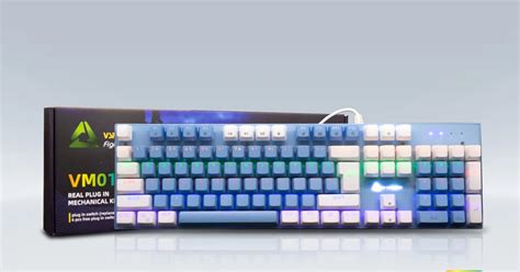 Bàn Phím Cơ Vsp Vm01 White Blue Usb