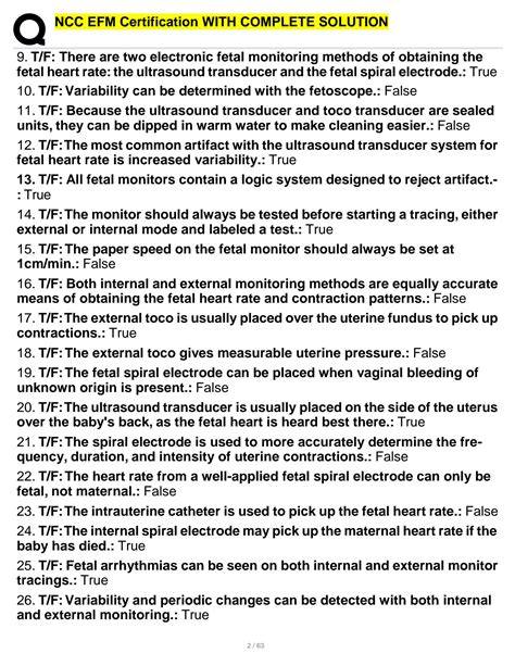 Solution Ncc Efm Certification With Complete Solution Studypool