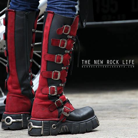 New Rock Store Jkt On Twitter New Rock Boots Punk Boots Leather