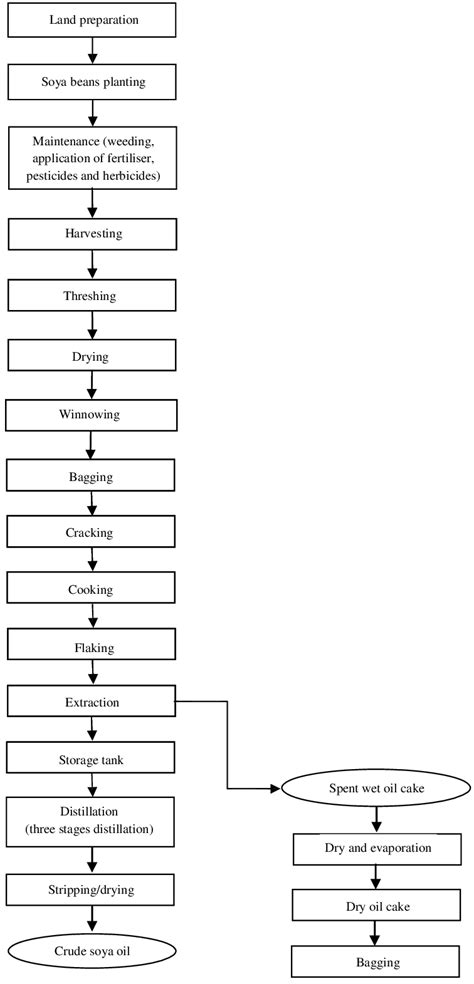 Flow Chart Of Soya Beans Production And Processing System Download Scientific Diagram