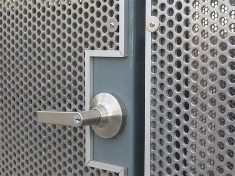 Perforated Metal Sheet Gate At Mary Aplin Blog