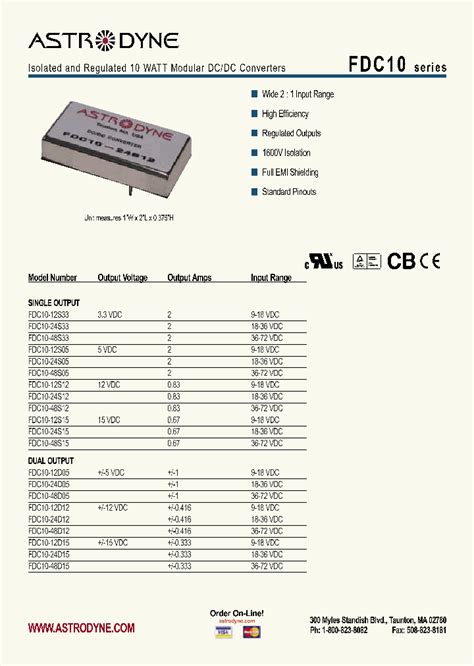 FDC10_4113308.PDF Datasheet Download --- IC-ON-LINE