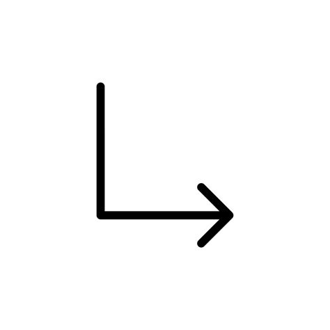 Arrow Sign Symbol Line Icon Suitable For Any Purpose 11816254 Vector