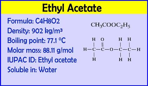 How Is Ethyl Acetate Made Properties Useschemistry Page